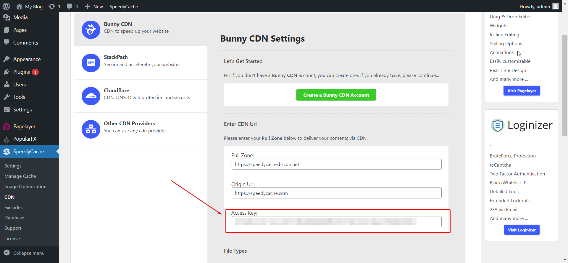 How to setup Bunny CDN – SpeedyCache
